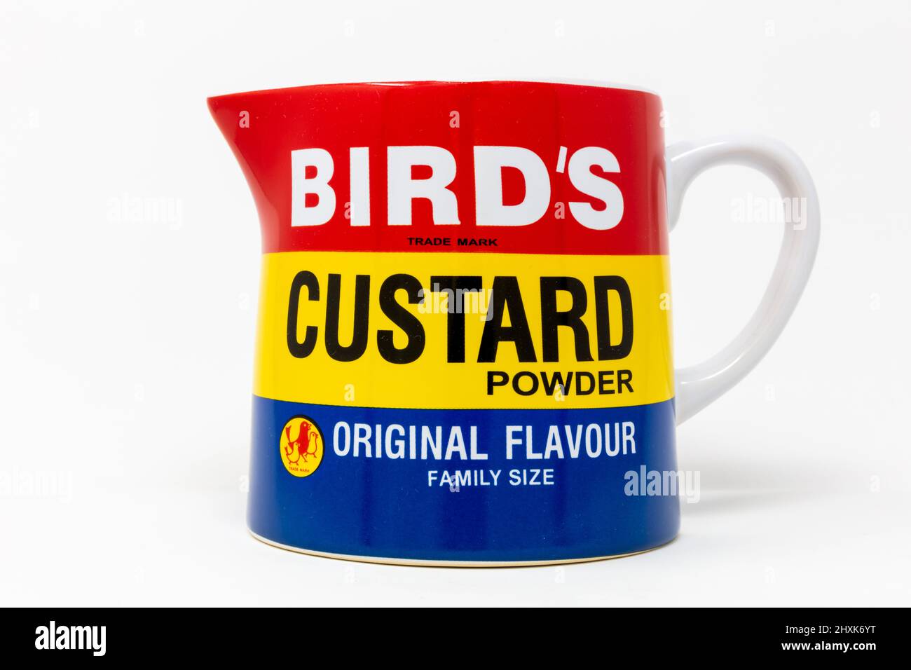 Bird's Custard Ceramic Jug Stock Photo - Alamy