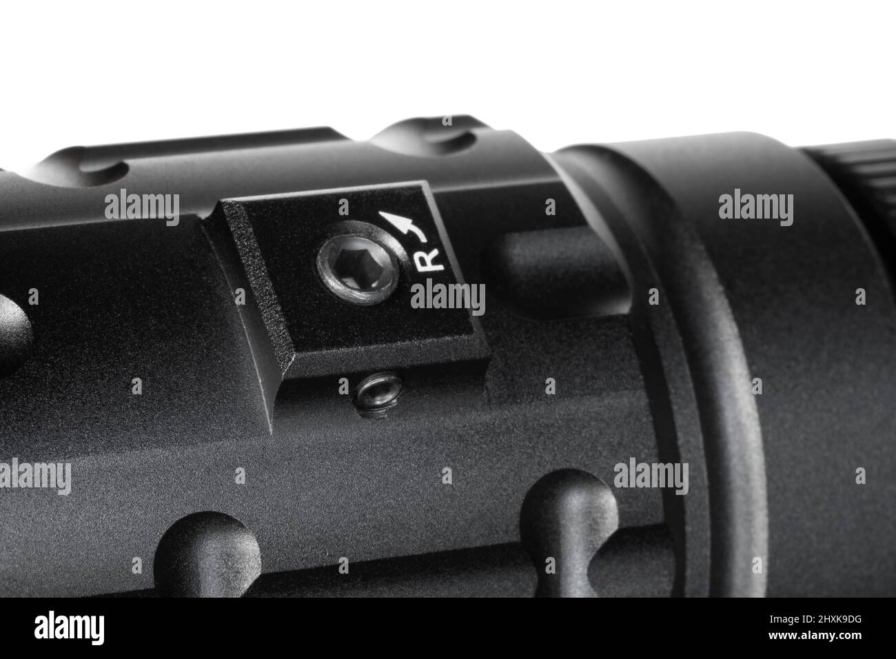 Adjustment bolt to move the red dot on a rifle scope magnifier Stock ...