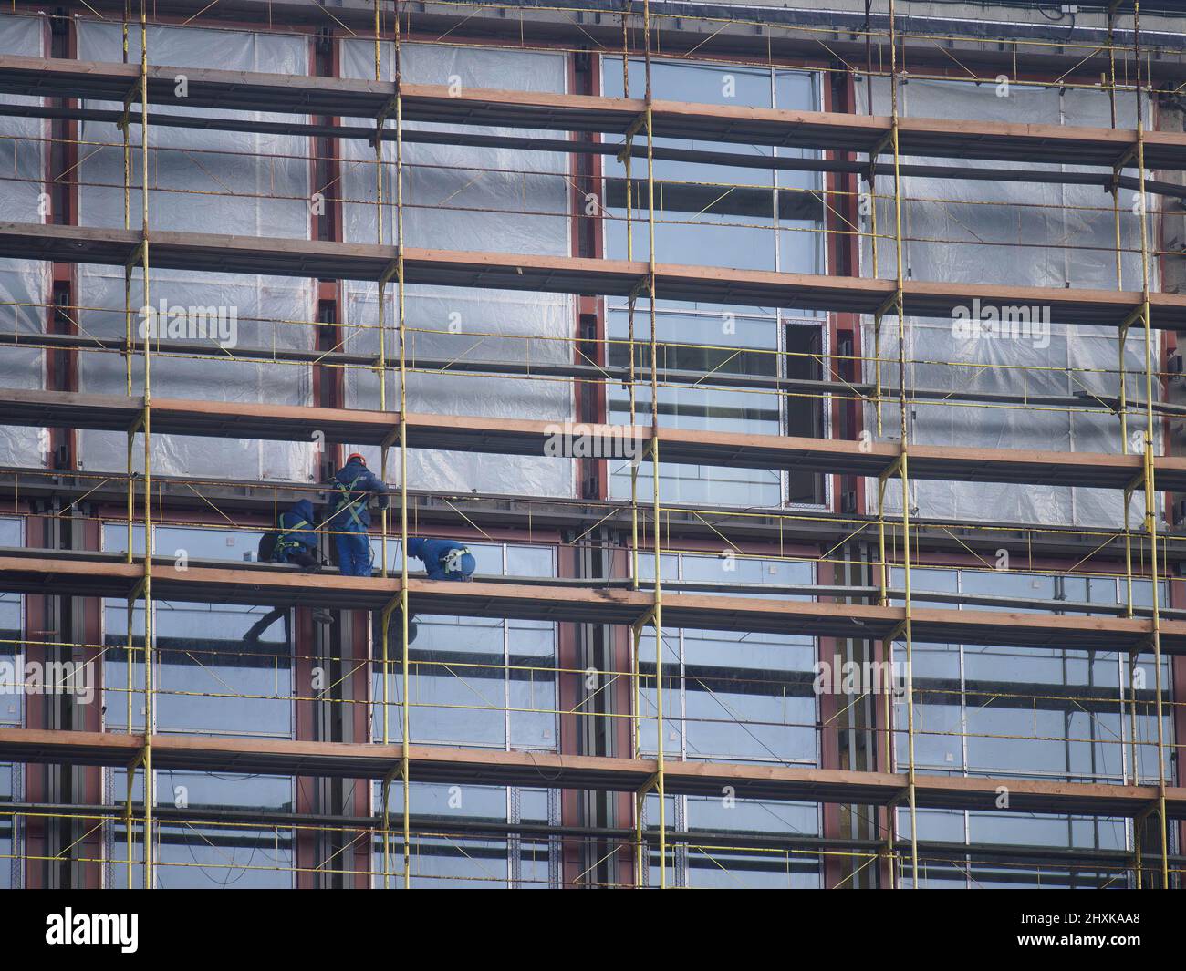 Russia construction workers hi-res stock photography and images - Alamy