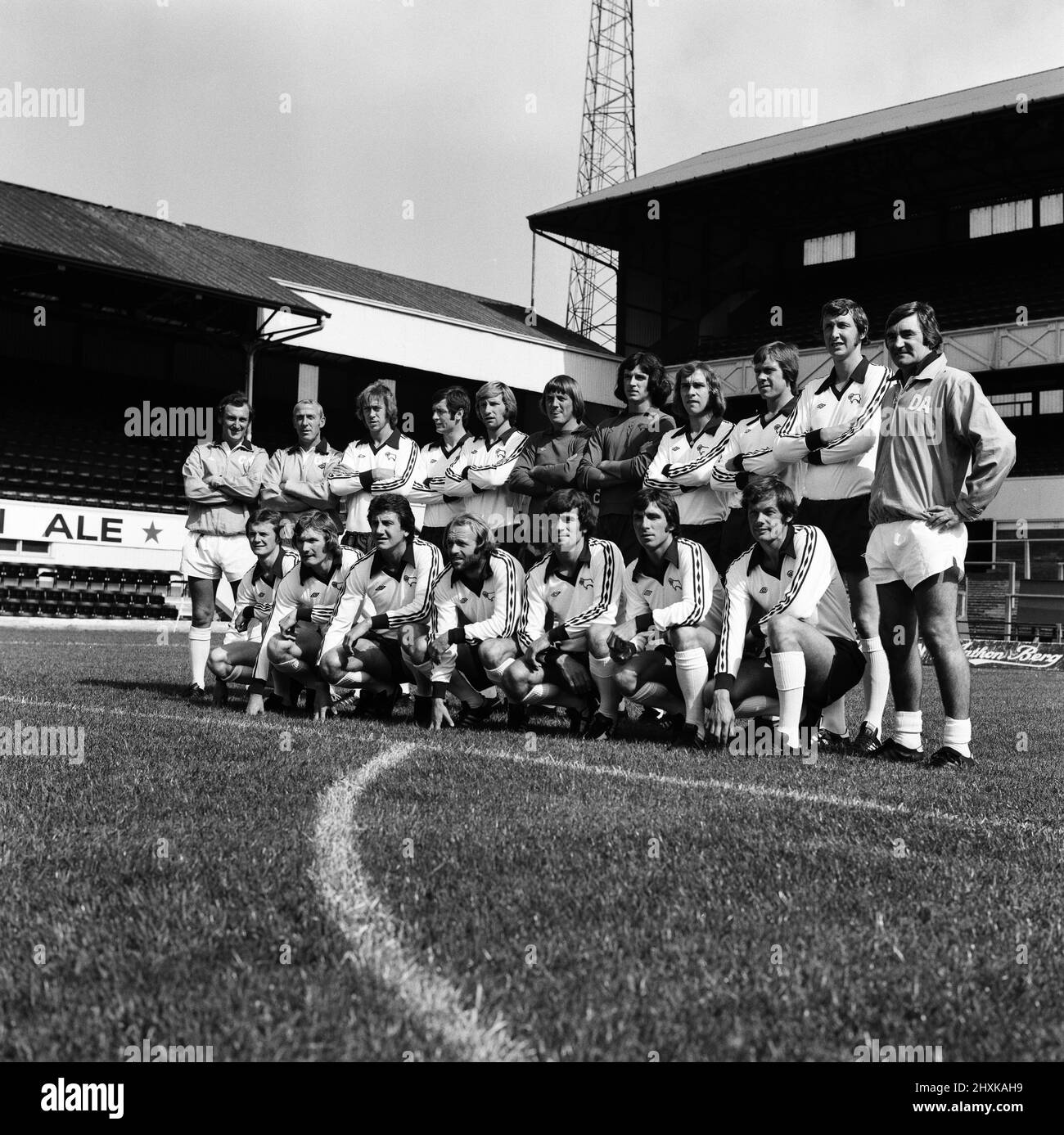 Derby County football team. 30th July 1976 Stock Photo - Alamy