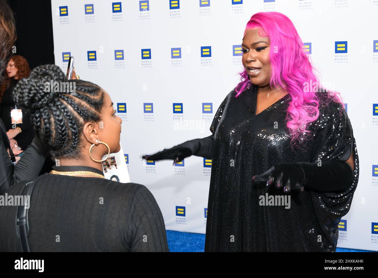 Los Angeles, USA. 12th Mar, 2022. Shea Diamond arrives†at the Human ...