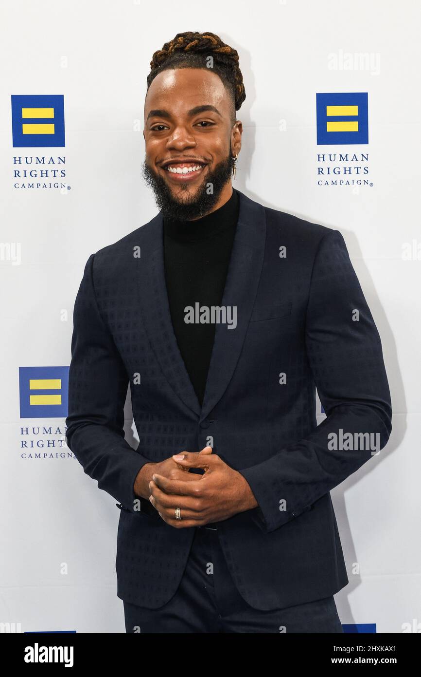 Emile Ennis Jr. arrives at the†at the Human Rights Campaign Hosts 2022 ...