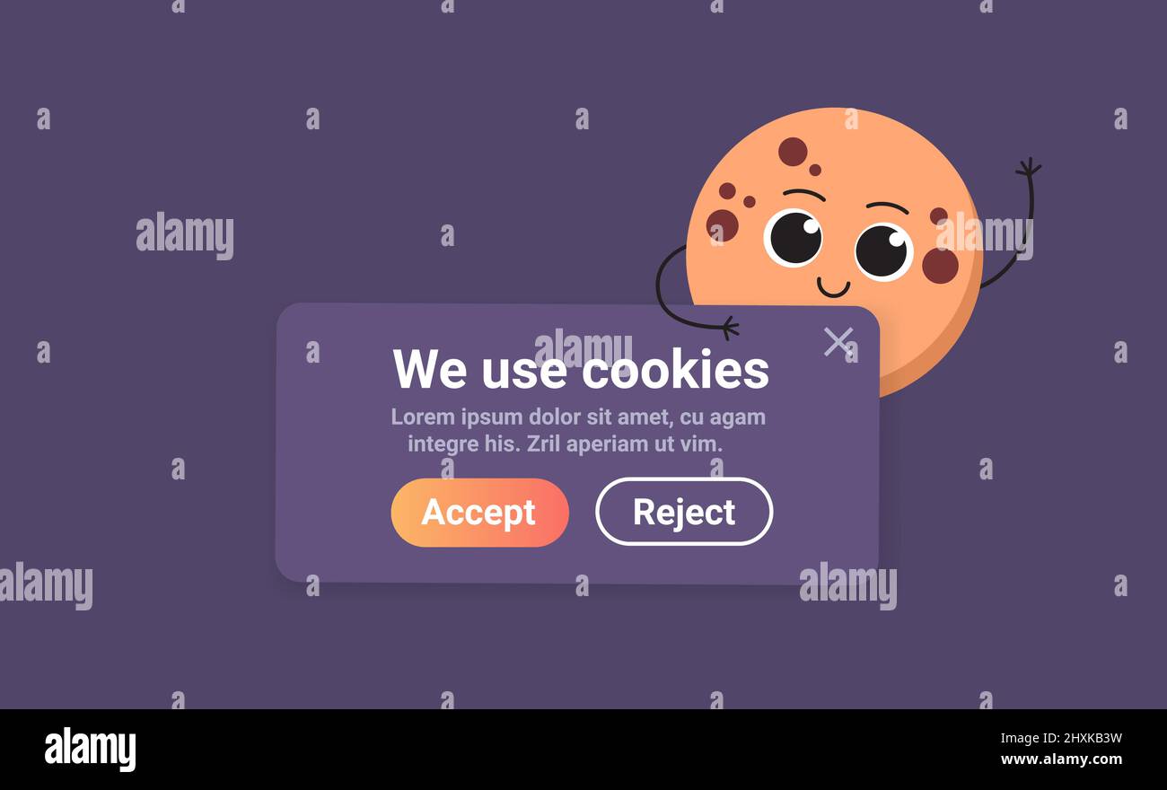 Accept cookies Stock Vector Images - Alamy