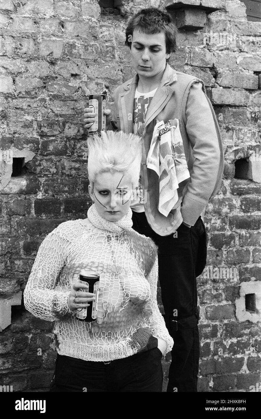 Punk fashions for him and her from Seditionaries, Kings Road, London ...