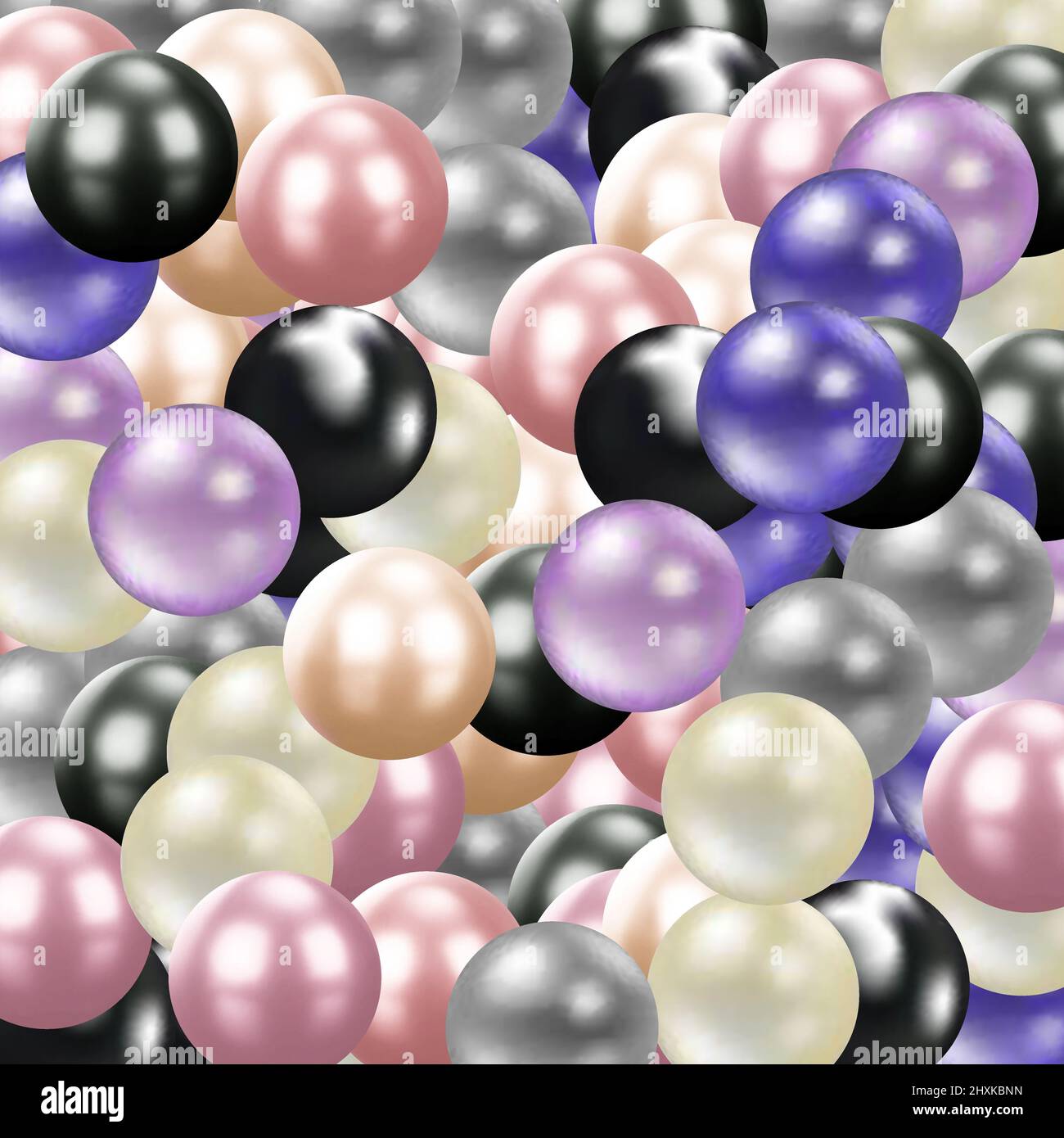 Colorful balls background. Vector background made with gradient meshes ...