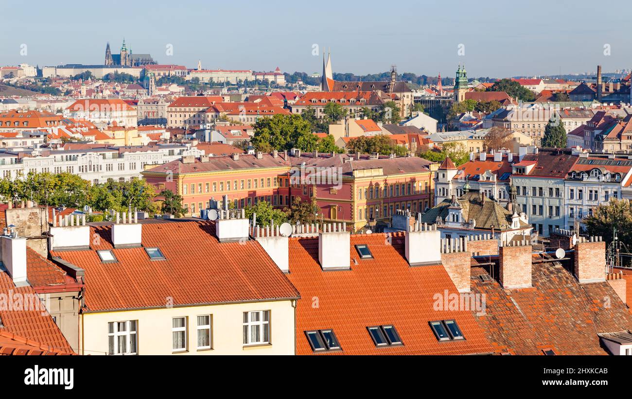 The City of Prague, Czechia. Panoramic cityscape Stock Photo - Alamy