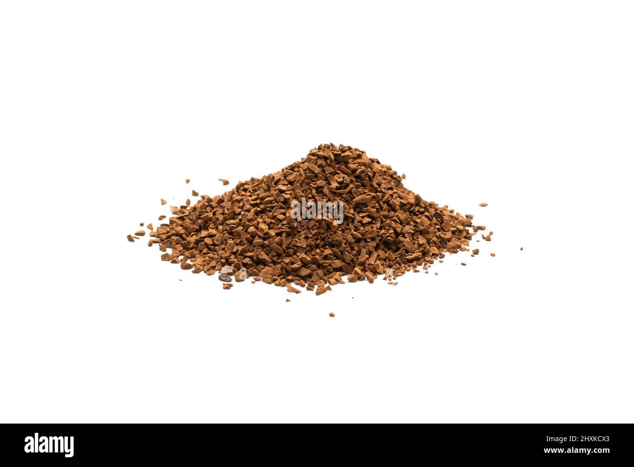 Instant coffee isolated on a white background Stock Photo - Alamy