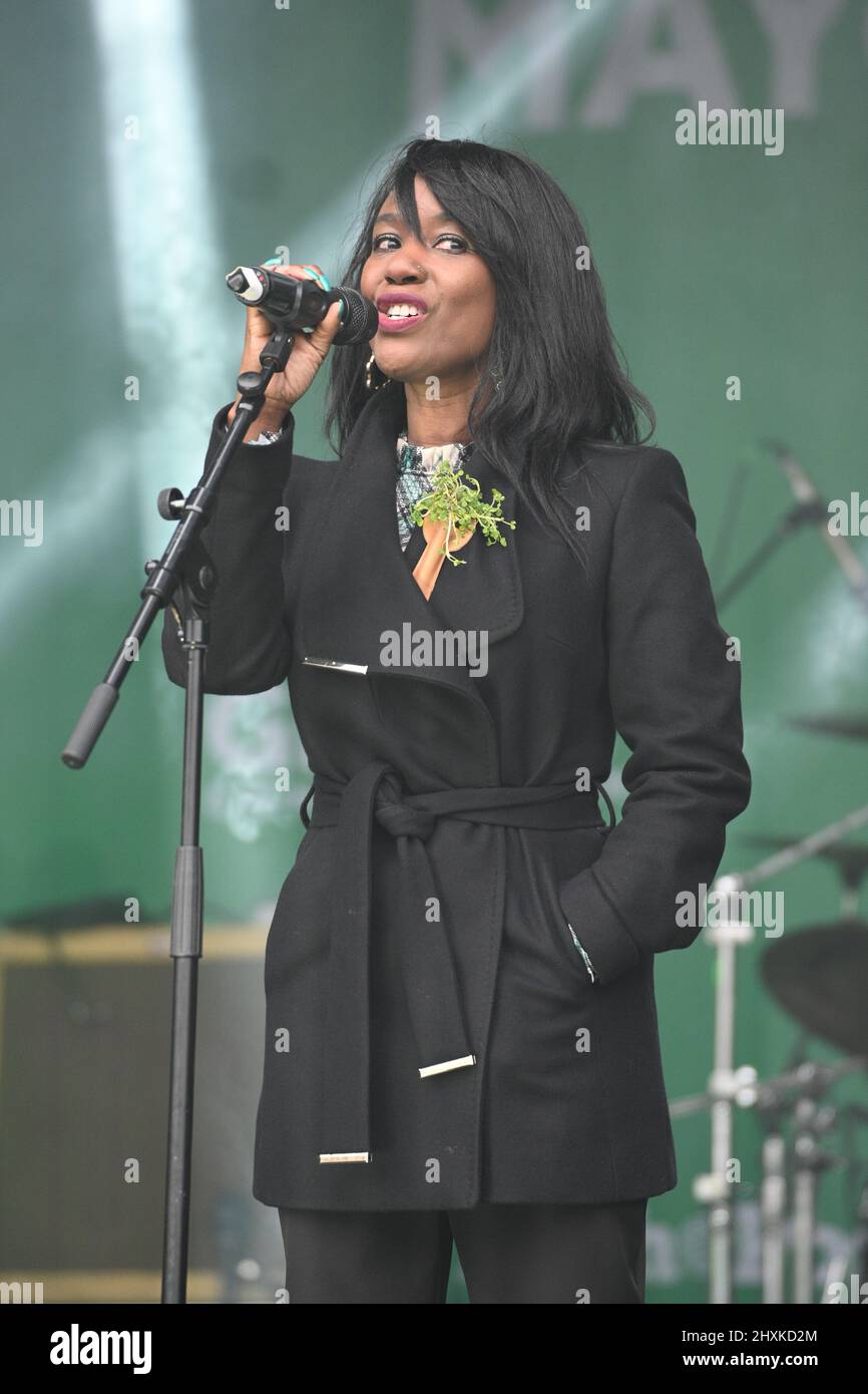 London, UK. 13th Mar, 2022. Speaker London deputy mayor, Dr. Debbie ...