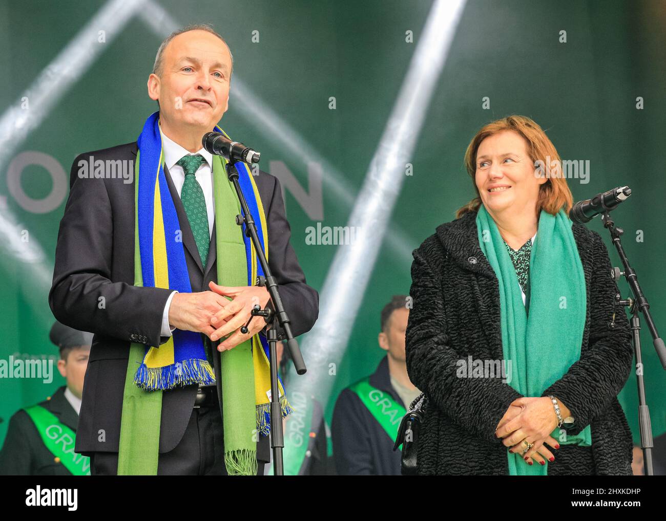 London, UK. 13th Mar, 2022. Micheál Martin, Irish Taoiseach (Prime ...