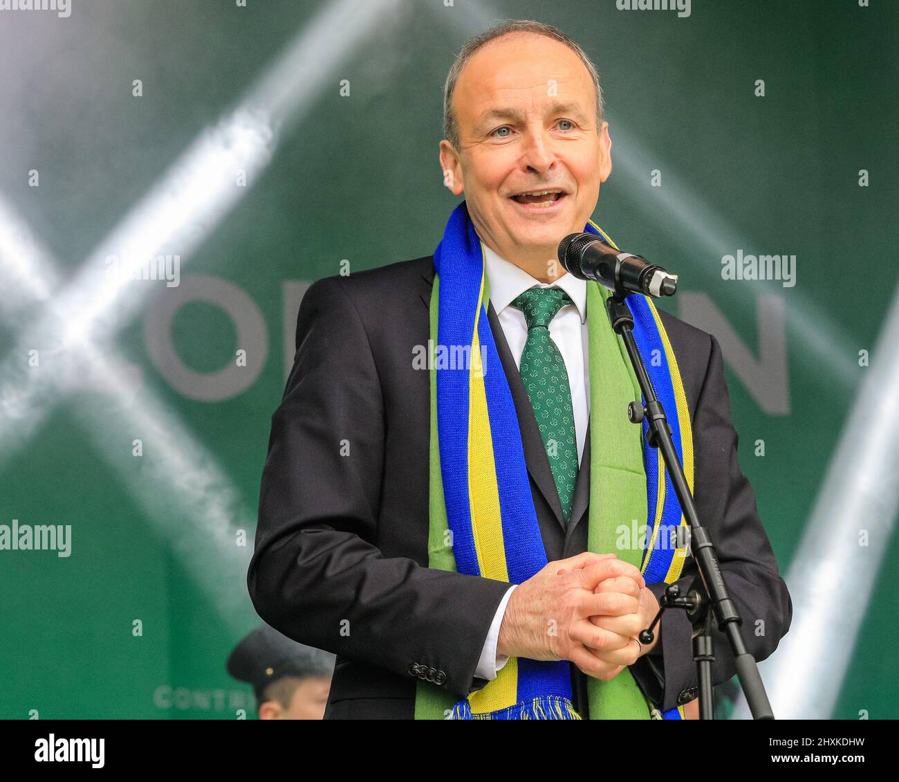 London, UK. 13th Mar, 2022. Micheál Martin, Irish Taoiseach (Prime ...