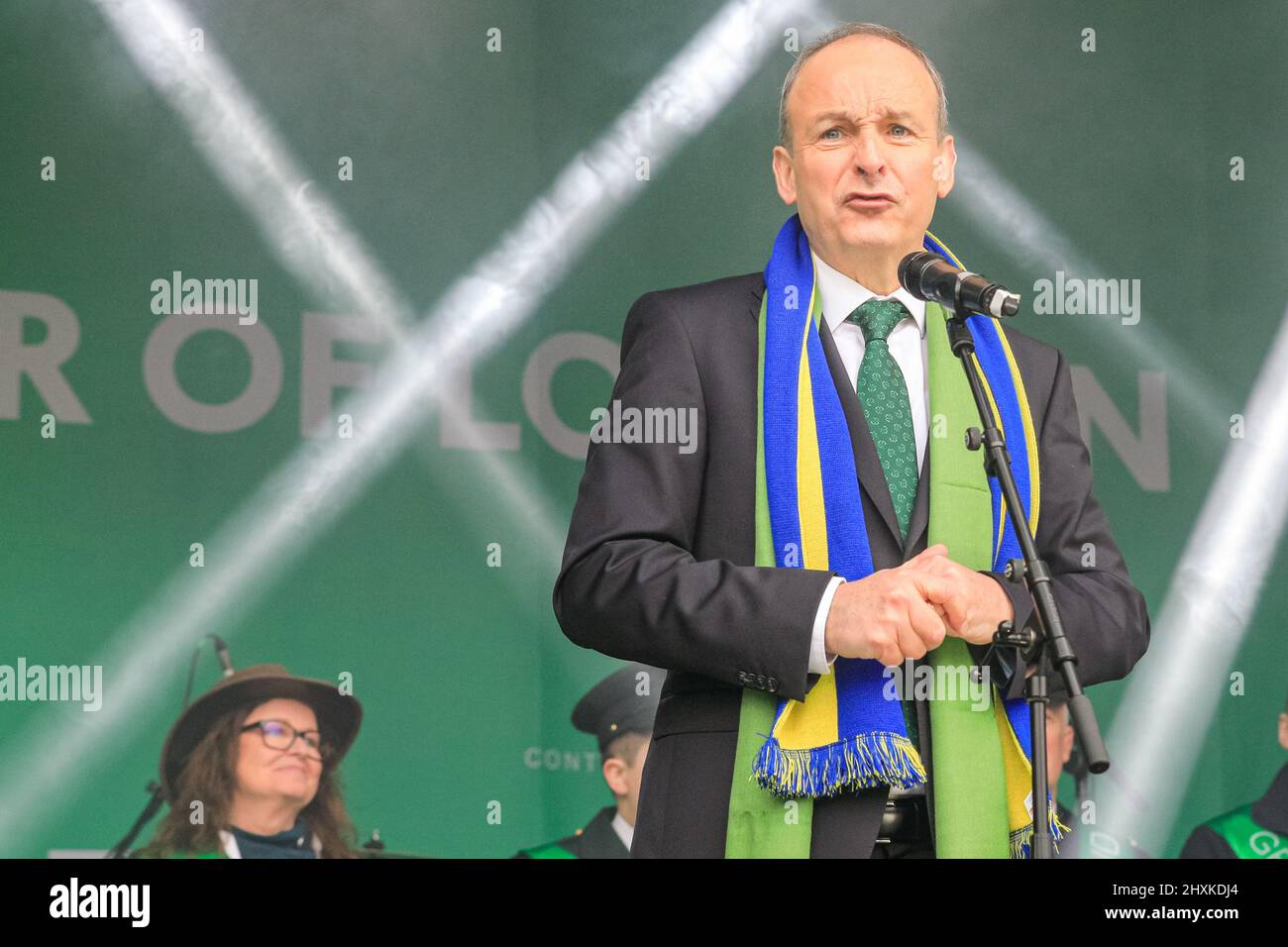 London, UK. 13th Mar, 2022. Micheál Martin, Irish Taoiseach (Prime ...