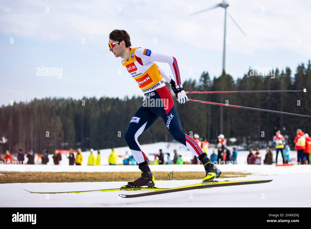 Schonach Im Schwarzwald, Germany. 13th Mar, 2022. Nordic skiing ...