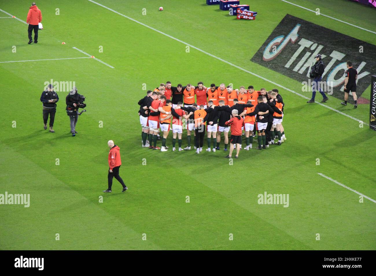 Cardiff rugby matchday Stock Photo - Alamy