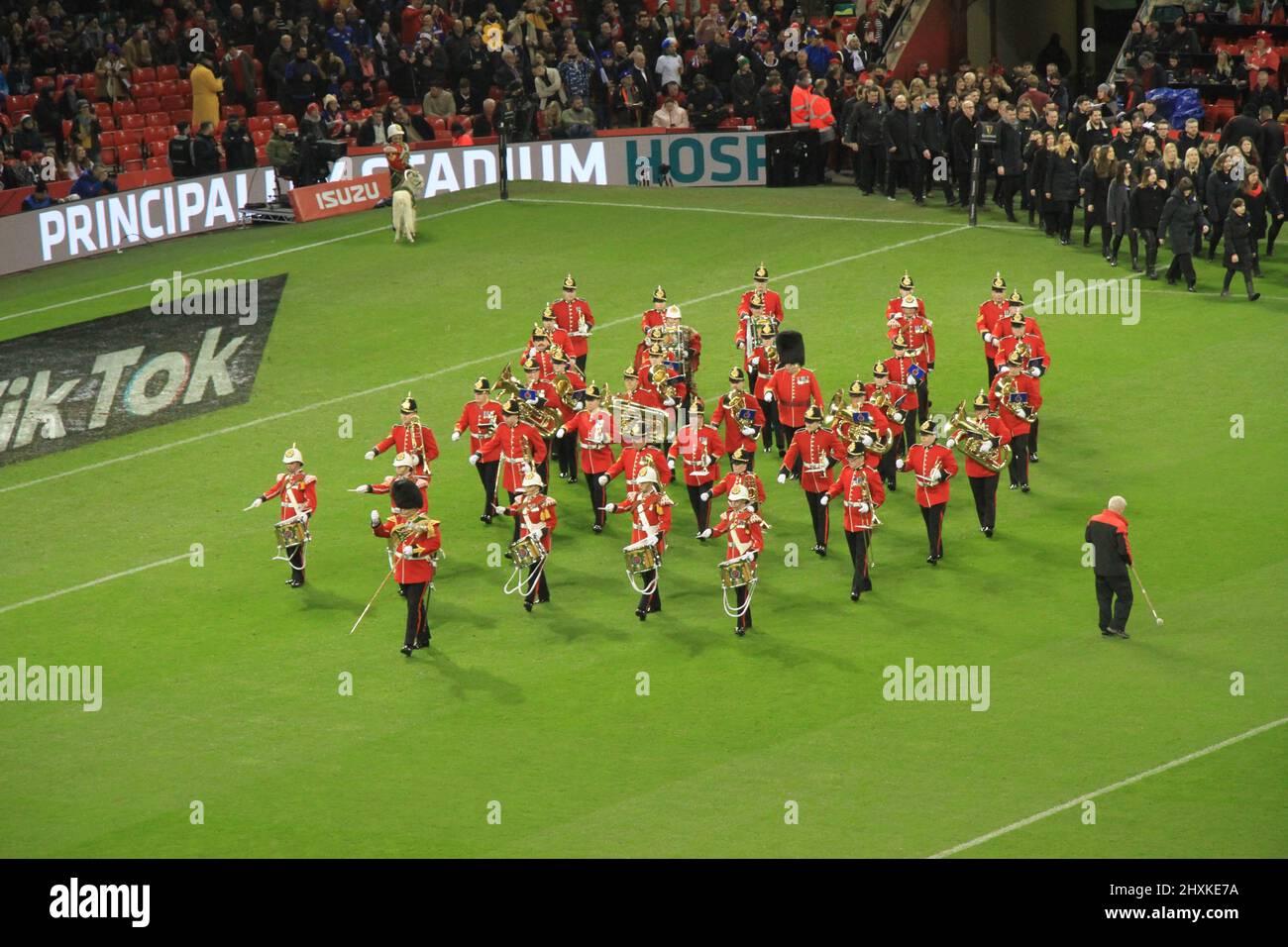 Cardiff rugby matchday Stock Photo - Alamy