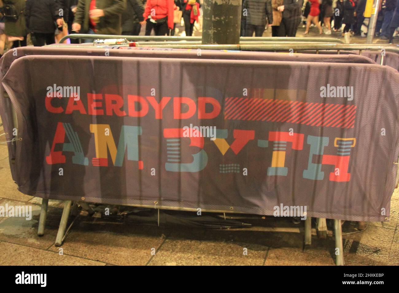 Cardiff rugby matchday Stock Photo - Alamy