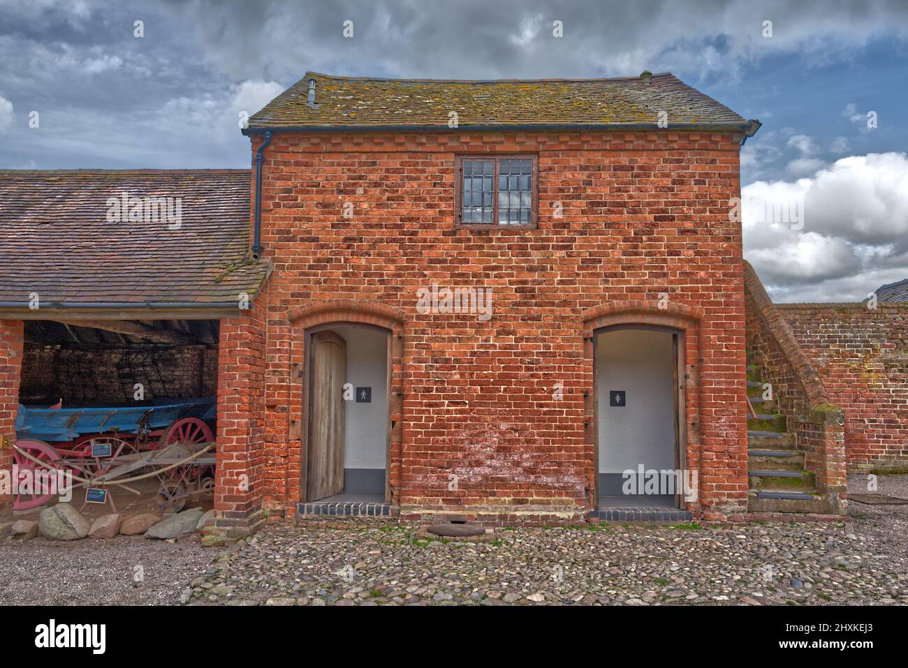 Boscobel house and White Ladies Priory Stock Photo - Alamy