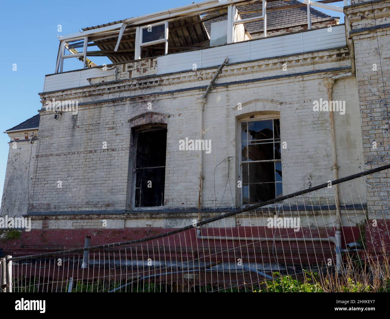 Derelict building, Westward Ho!, Devon, UK Stock Photo - Alamy