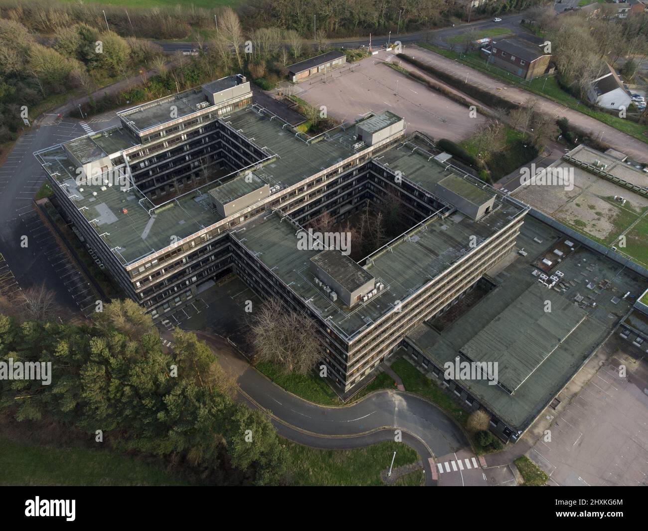 Ashdown House, Hastings. Former DWP offices Stock Photo - Alamy