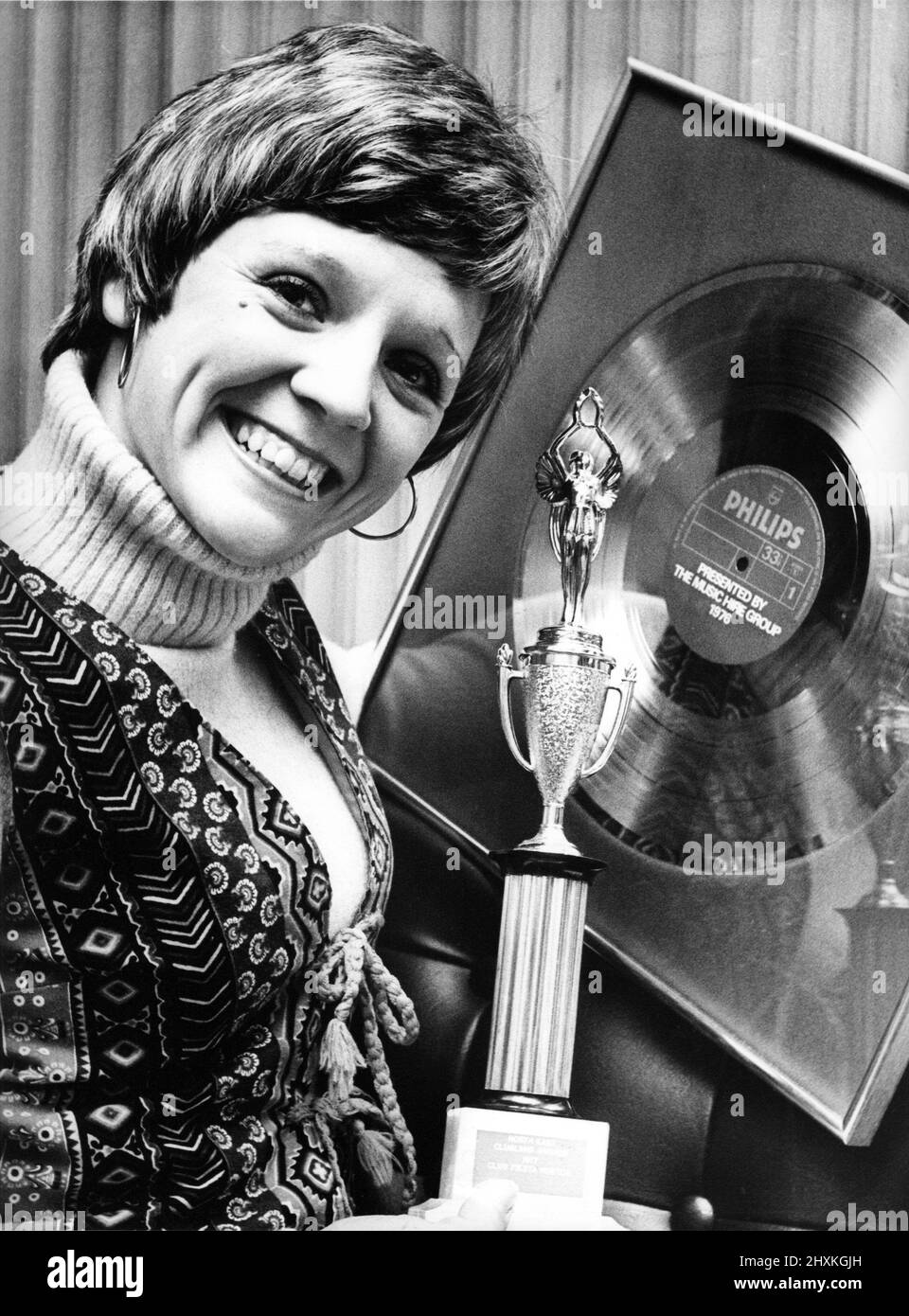 Leah Bell, singer and entertainer, at the club awards in a leading ...