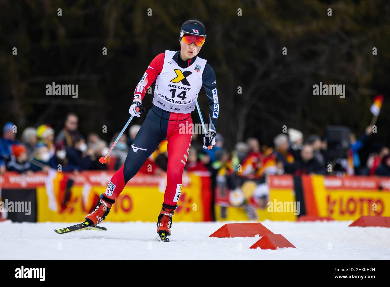 Schonach Im Schwarzwald, Germany. 12th Mar, 2022. Nordic skiing ...