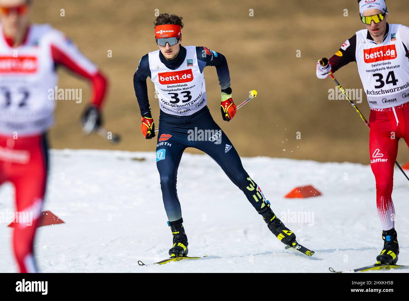 Schonach Im Schwarzwald, Germany. 12th Mar, 2022. Nordic skiing ...