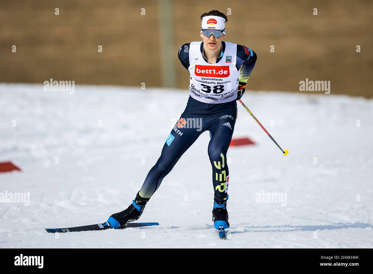 Schonach Im Schwarzwald, Germany. 12th Mar, 2022. Nordic skiing ...