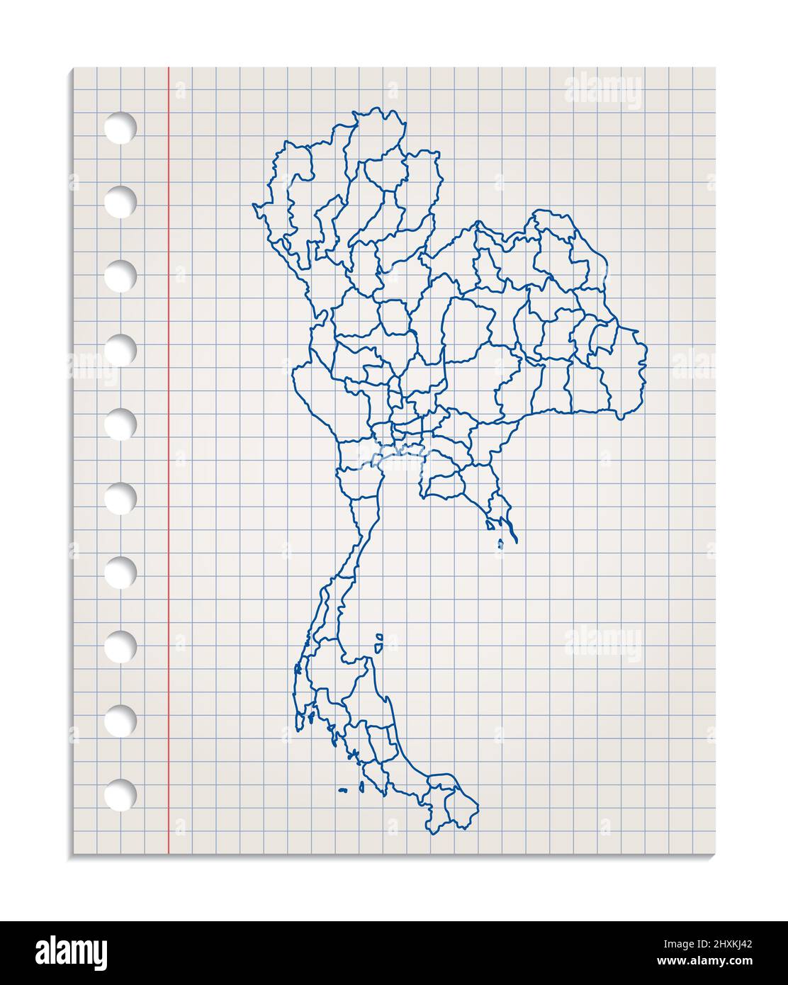 Map of thailand regions hi-res stock photography and images - Alamy