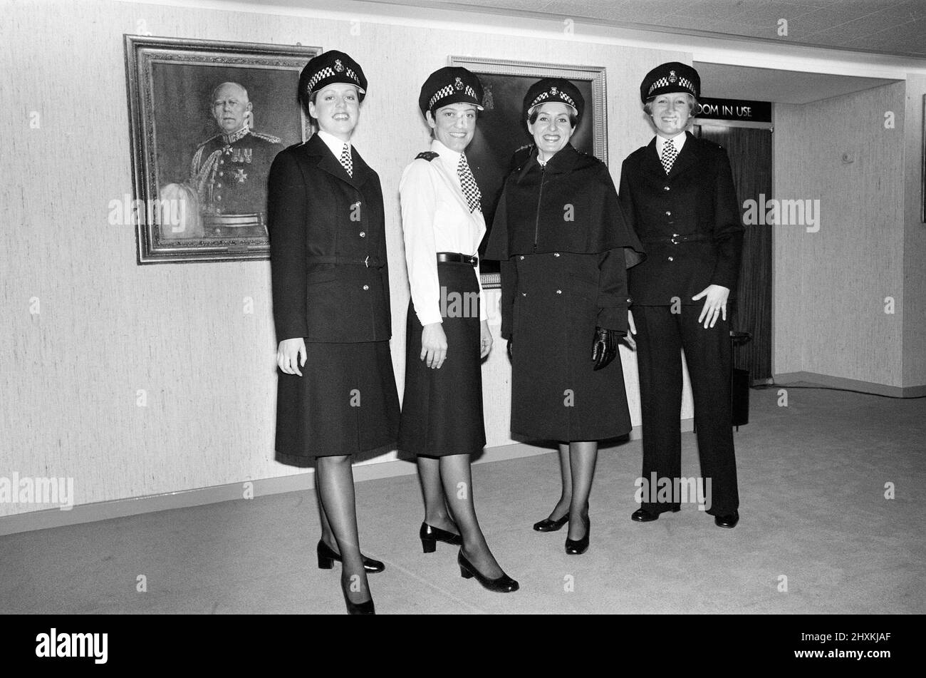Police uniform 1970s Black and White Stock Photos & Images - Alamy