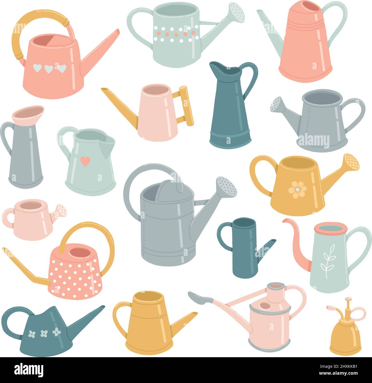 Watering can cut out Stock Vector Images - Alamy