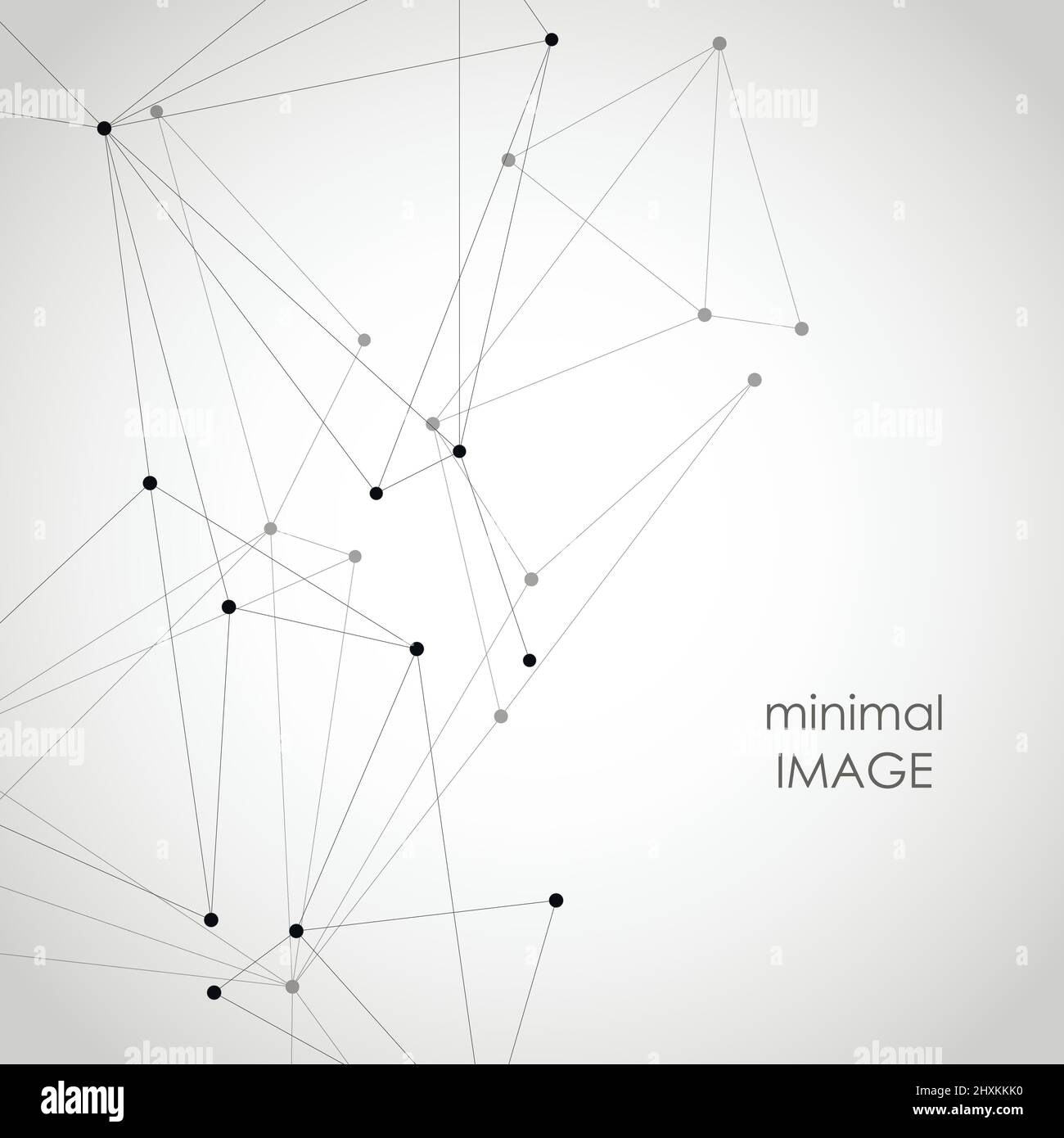 Vector with black polygon and dots on background Stock Vector Image ...