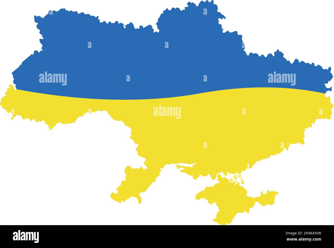 Ukraine map and flag Stock Vector Image & Art - Alamy