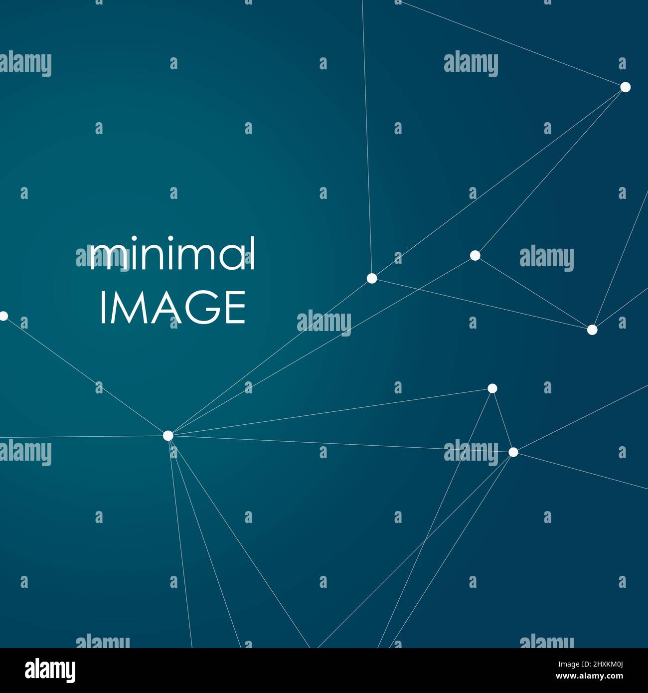 Abstract connection structure on dark background with connecting dots and lines Stock Vector ...
