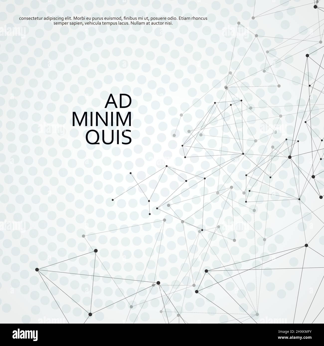 Actual network connections background with dots and lines. Modern ...