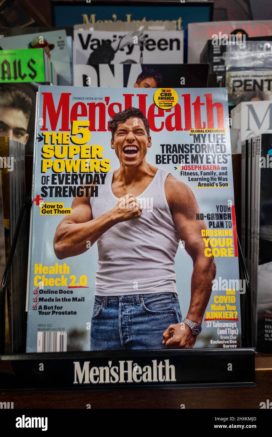 Magazines for Sale, Barnes & Noble Booksellers Store, NYC, USA , 2022 ...