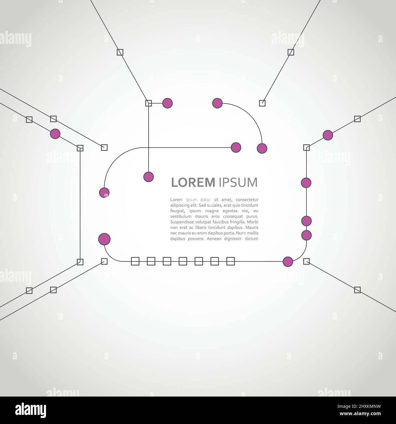 Abstract Connecting Dots And Lines Connection Science And Technology