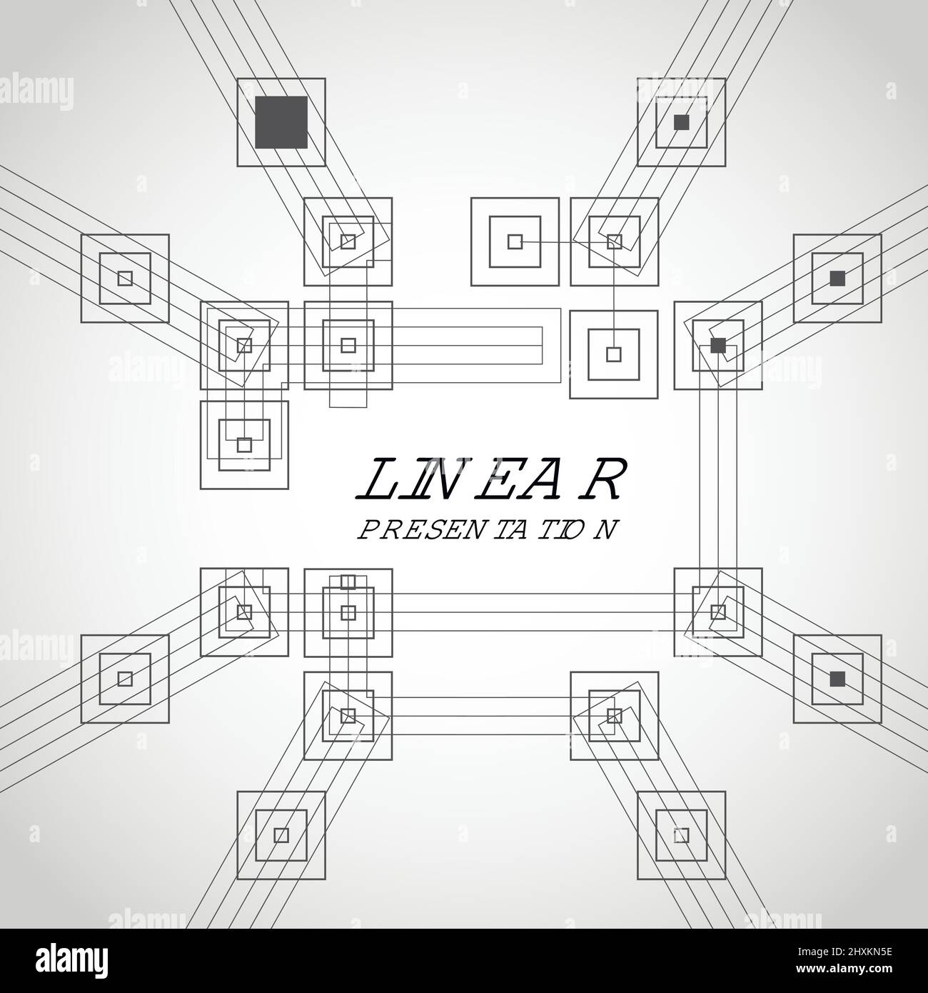 Complex squares inside each other Stock Vector Image & Art - Alamy