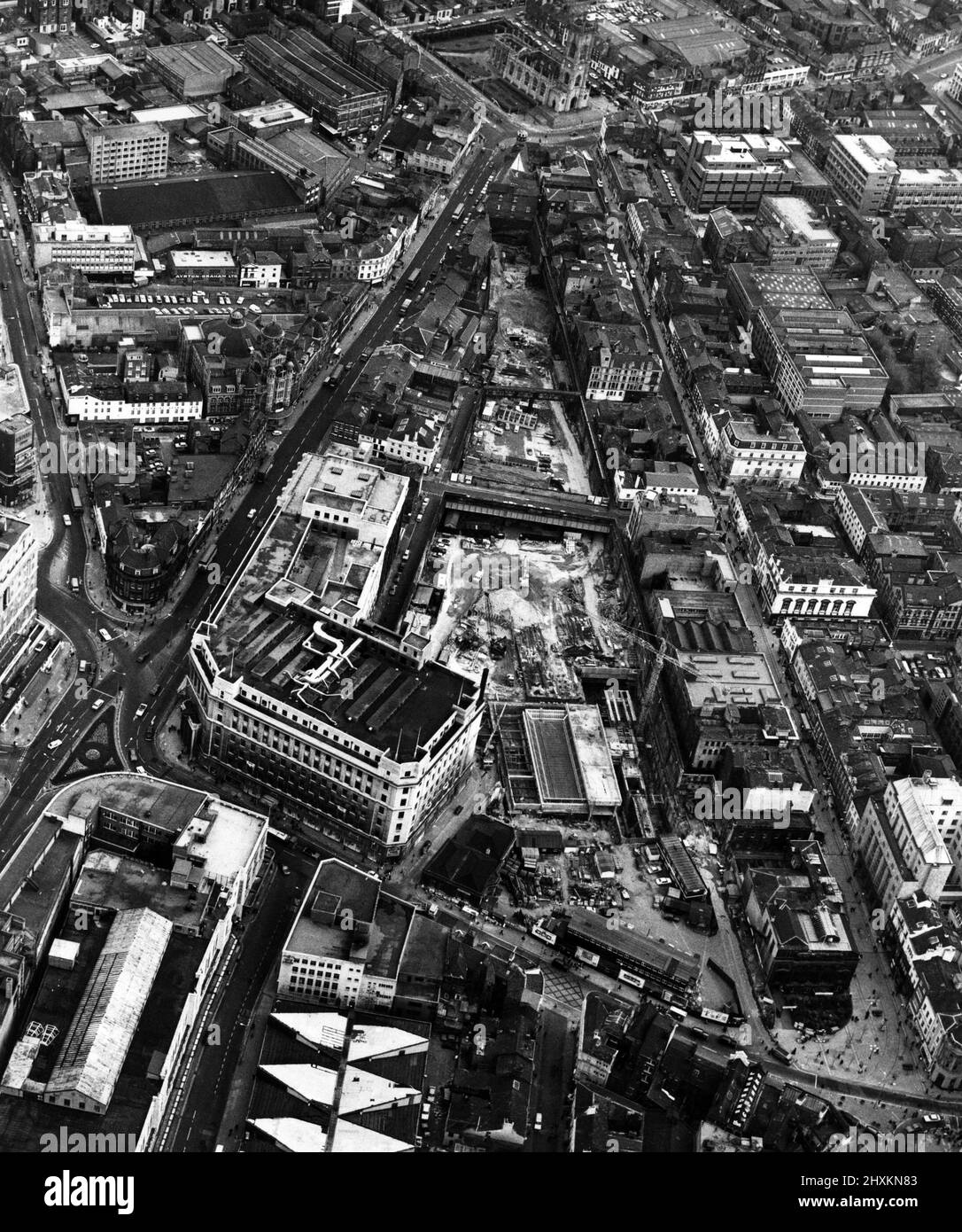 Liverpool trains aerial hi-res stock photography and images - Alamy