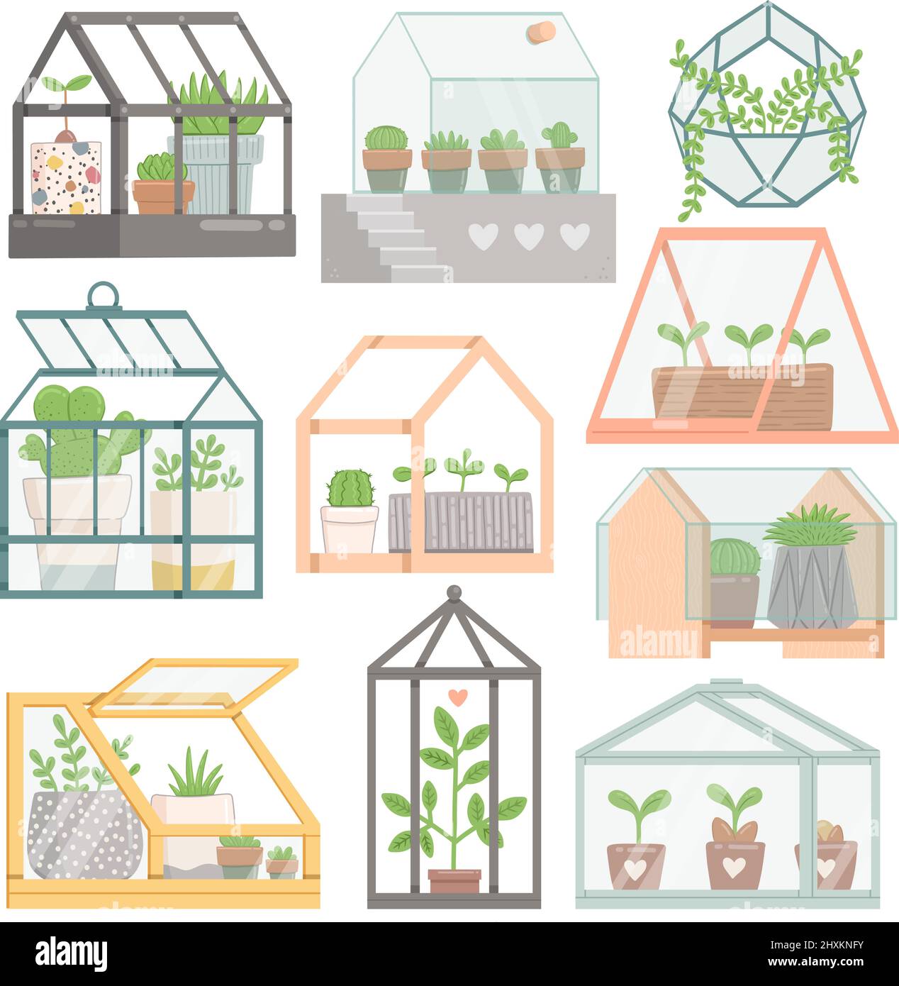 Springtime plants Stock Vector Images - Alamy