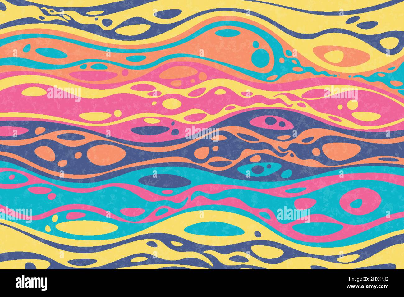 Abstract colorful psychedelic groovy background. Vector illustration Stock Vector Image & Art ...