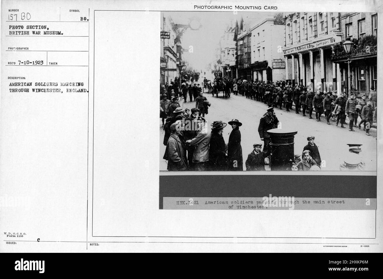 Photographs of american military activities during ww1 hi-res stock ...