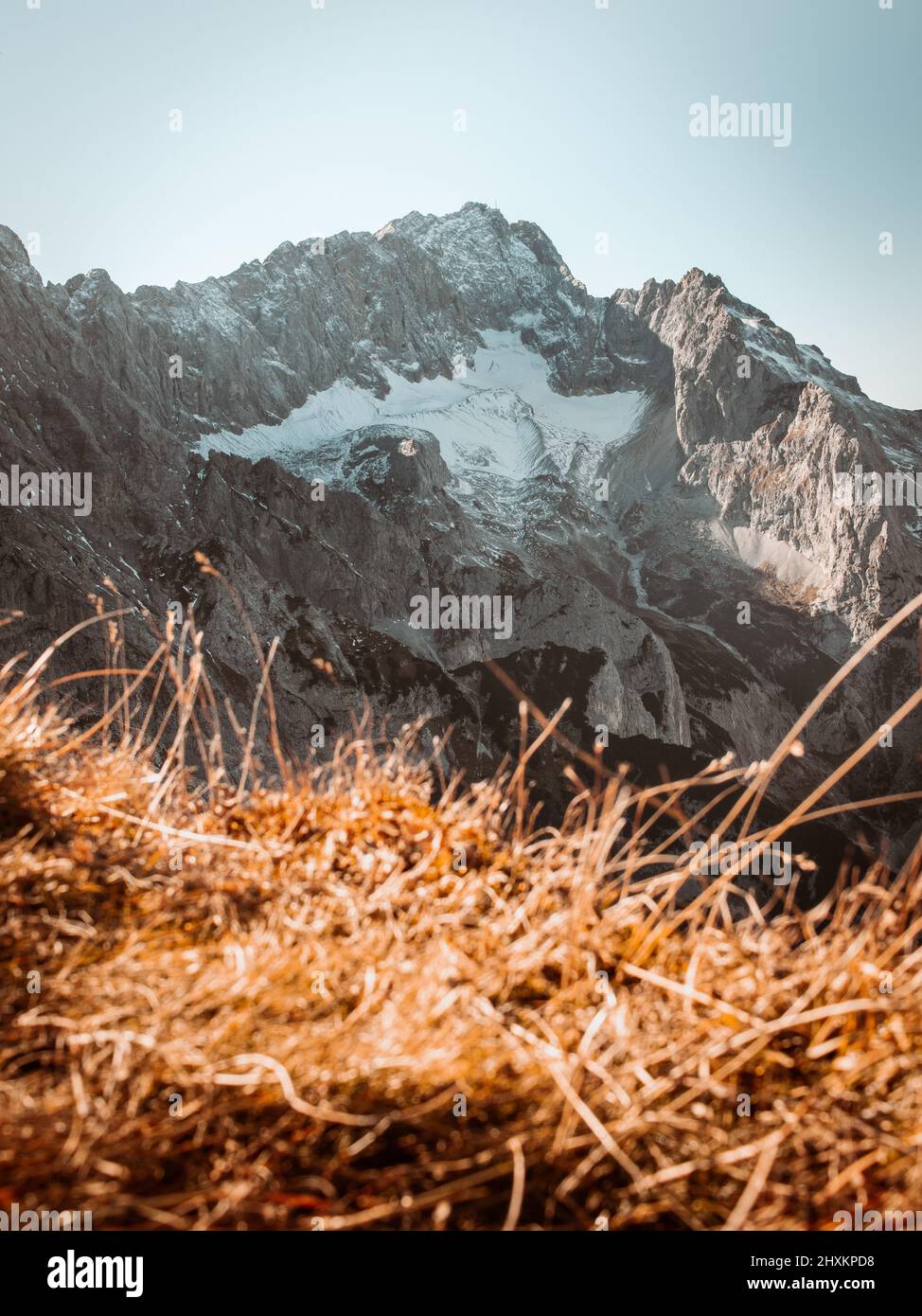 Zugspitze alpspitze alps mountains hi-res stock photography and images ...