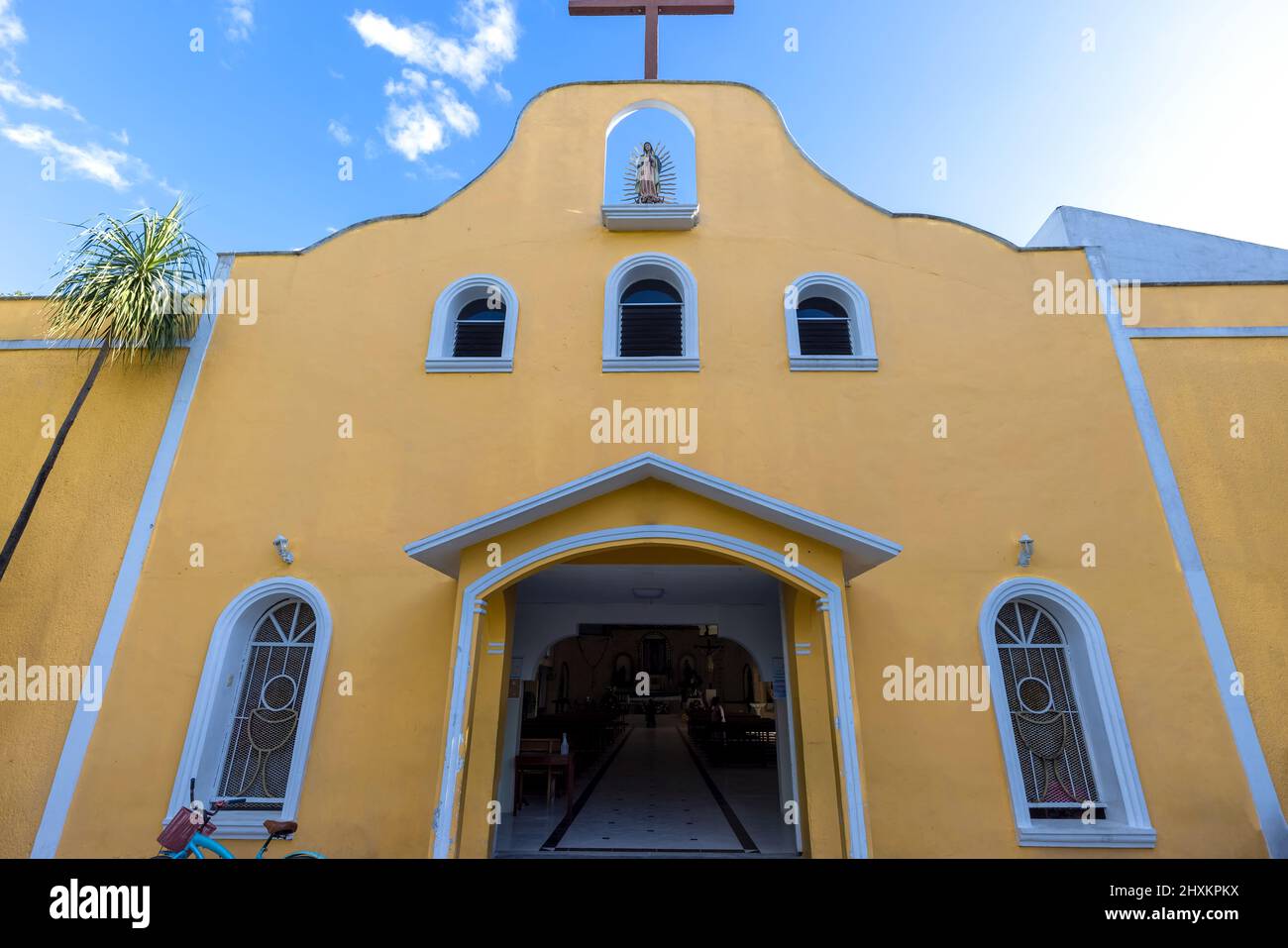 Tulum, Mexico, cuty streets in historic center Stock Photo - Alamy