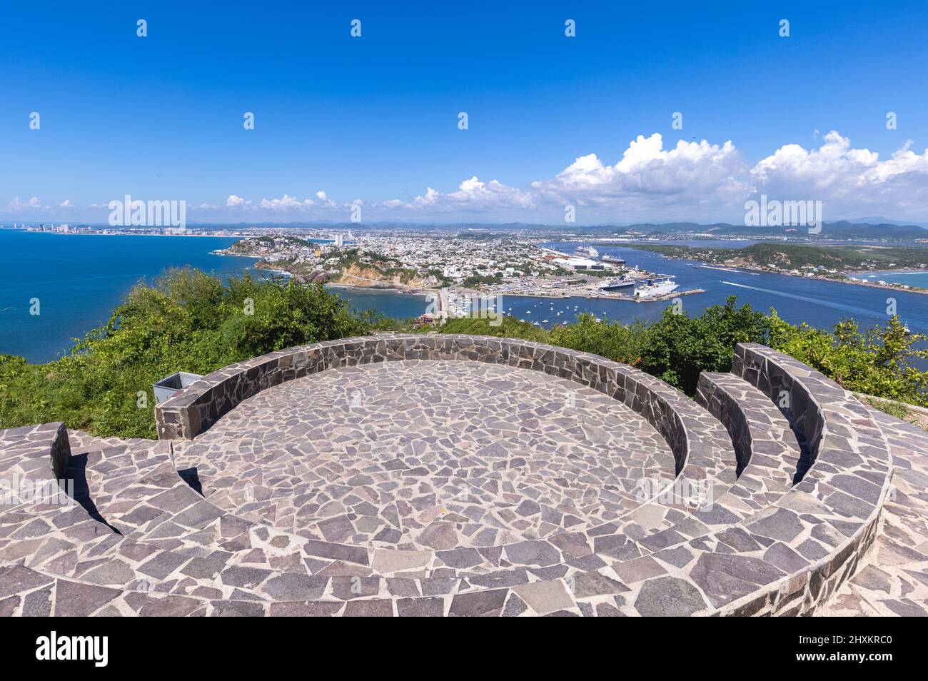 Mexico, views from Mazatlan panoramic skyline lookout Mirador Del Faro ...