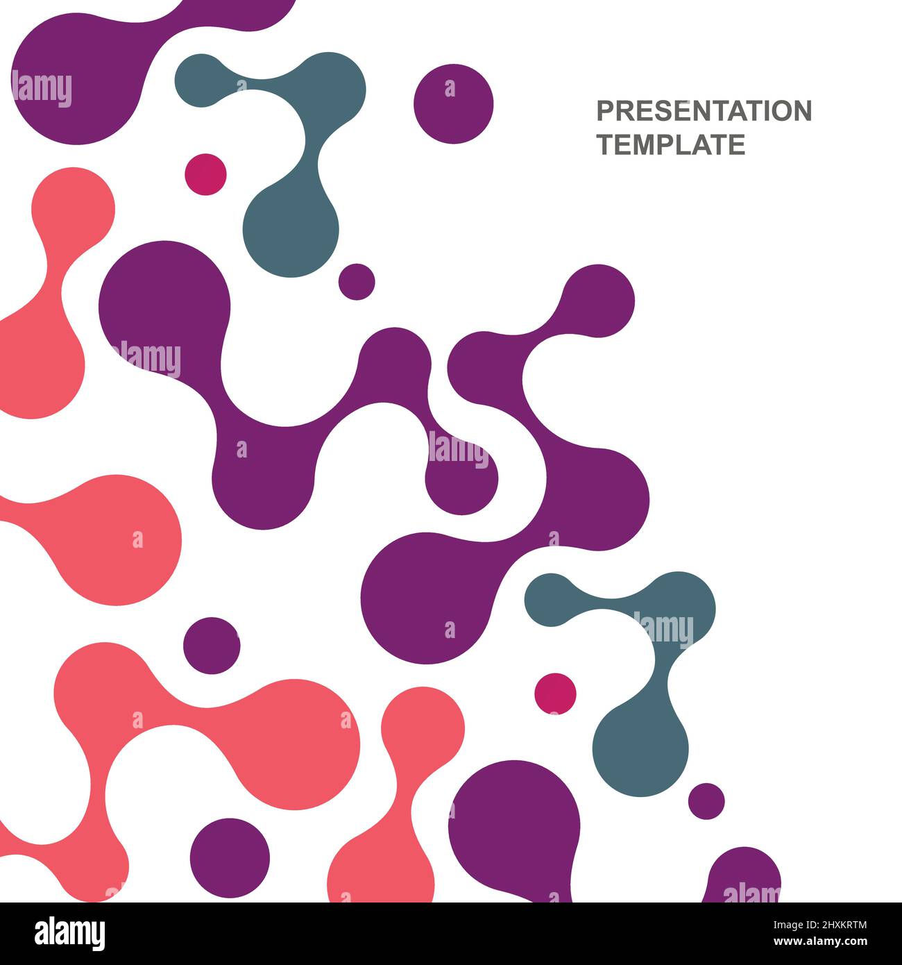 Design connect with abstract shapes. Vector molecule concept Stock ...