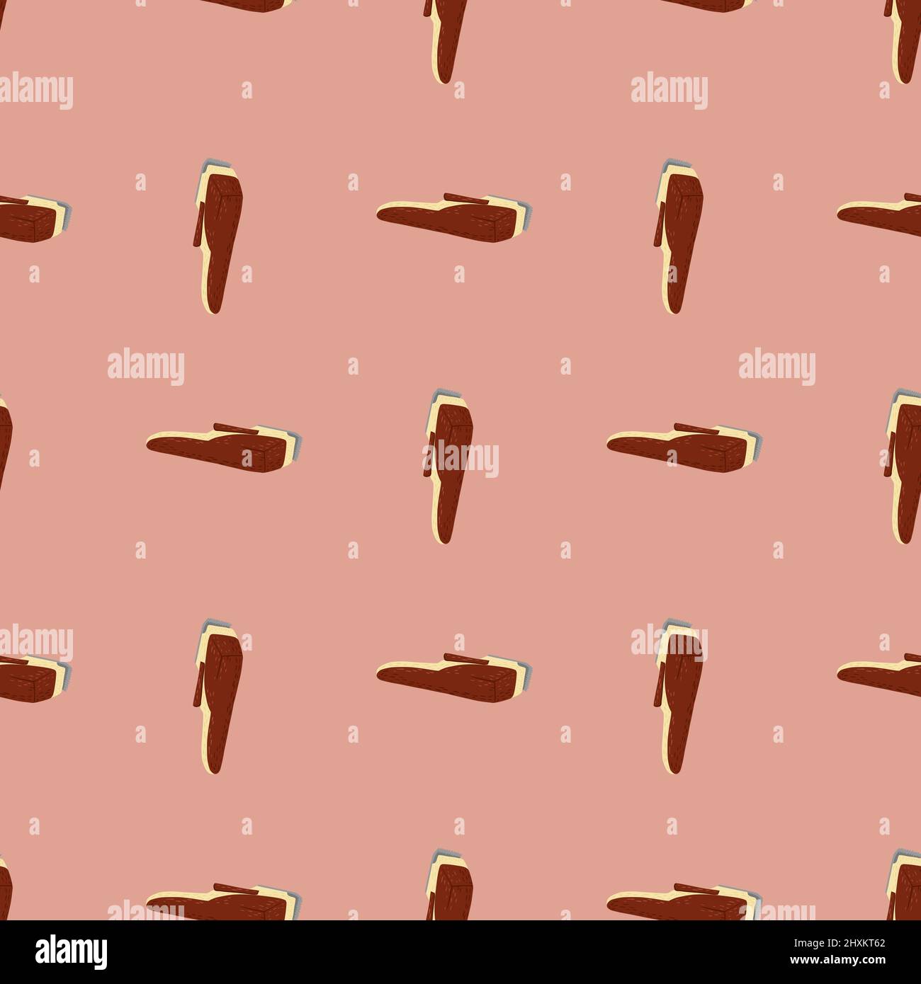 Clippers seamless pattern on. Vintage barber shops elements in doodle ...