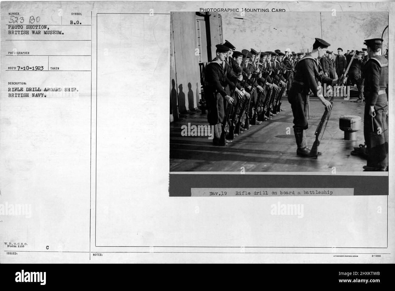 Shipboard drill Black and White Stock Photos & Images - Alamy