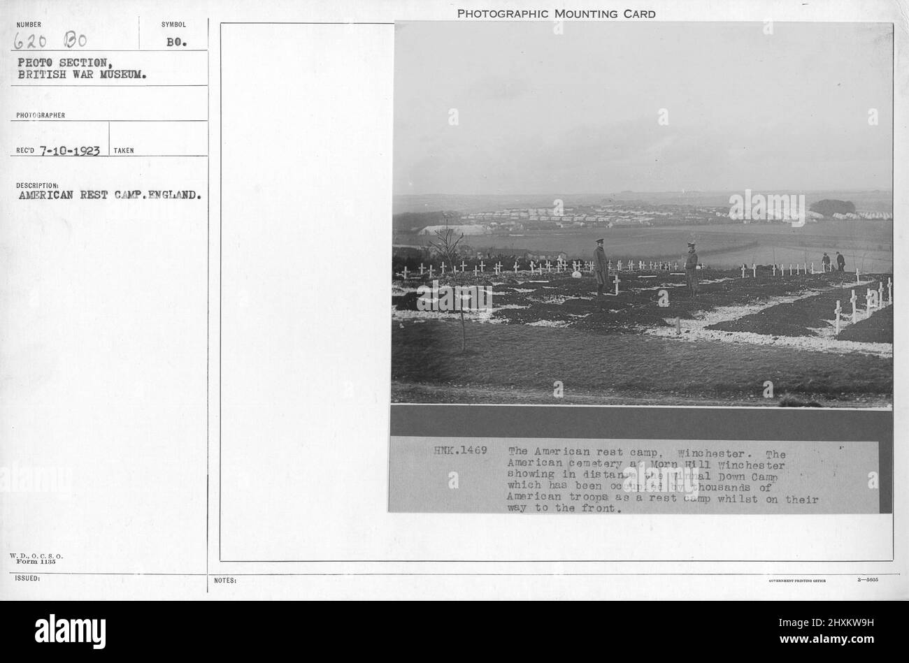 American rest camp. England Collection of World War I Photographs, 1914 ...