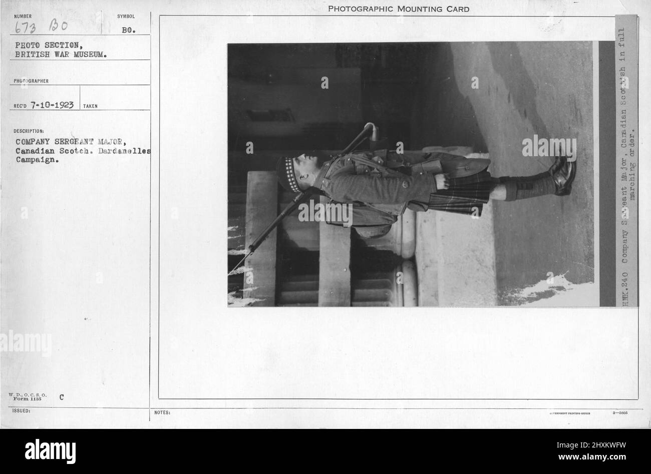 British sergeant major ww1 Black and White Stock Photos & Images - Alamy