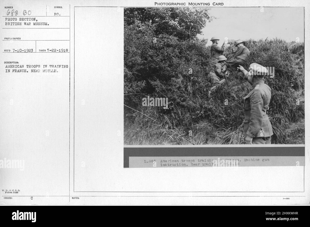 American military training during ww1 Black and White Stock Photos ...