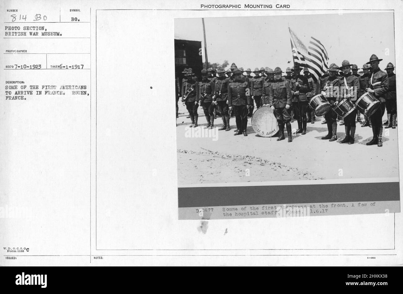 Some of the first Americans to arrive in France. Rouen, France. 6-1 ...